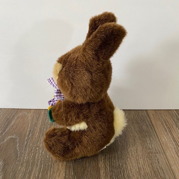 Commonwealth | Toys | Vintage Commonwealth Bunny Rabbit Plush Bow Flower | Poshmark